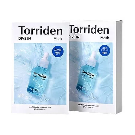 Torriden DIVE IN Low Molecular Hyaluronic Acid Mask • Glass Skin Korean ...